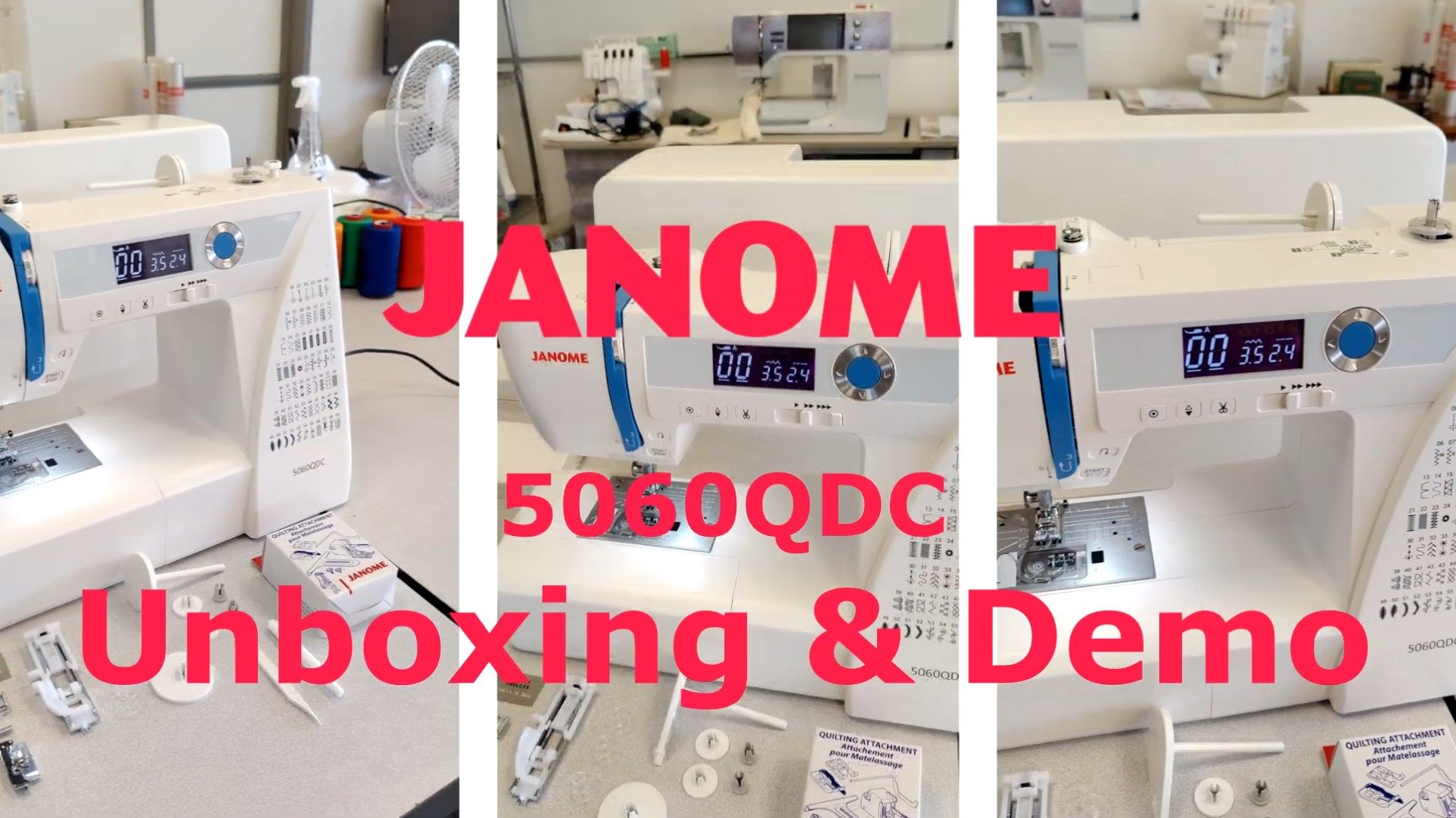 5060QDC - Unboxing & Demo – Sewing Machines UK
