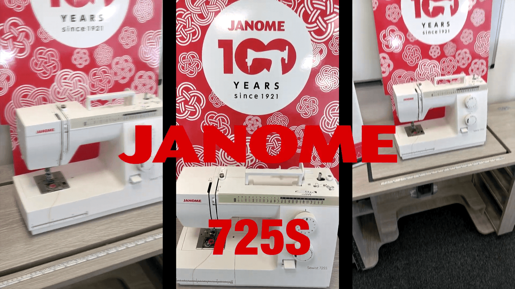 Janome 725s - Unboxing & Demo – Sewing Machines UK