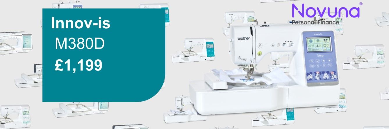 Brand new Innovis M380D Sewing & Embroidery machine – Sewing Machines UK