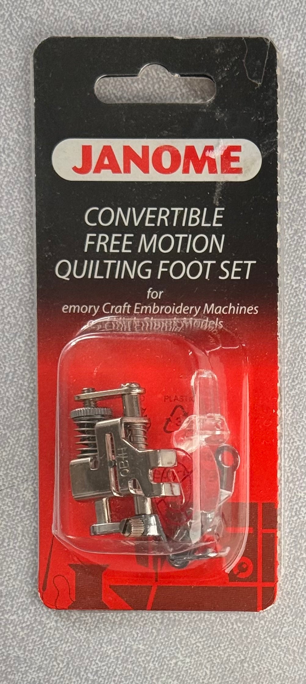 Janome Convertible Free Motion Quilting Foot Set – Sewing Machines UK