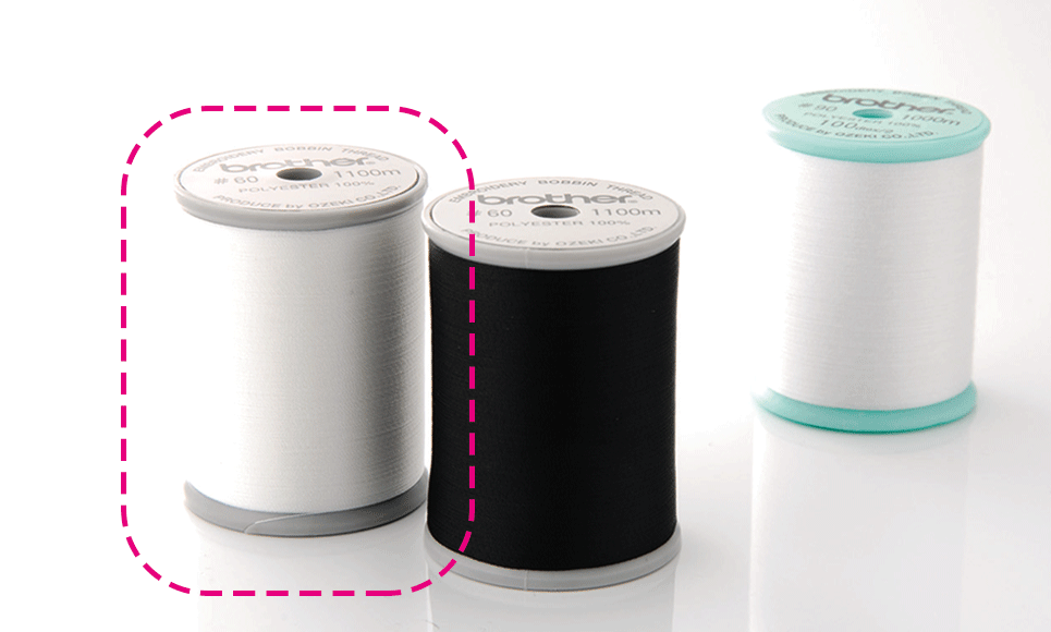 Brother Embroidery Bobbin Thread #90 1000m - Amazing Quality Embroidery ...