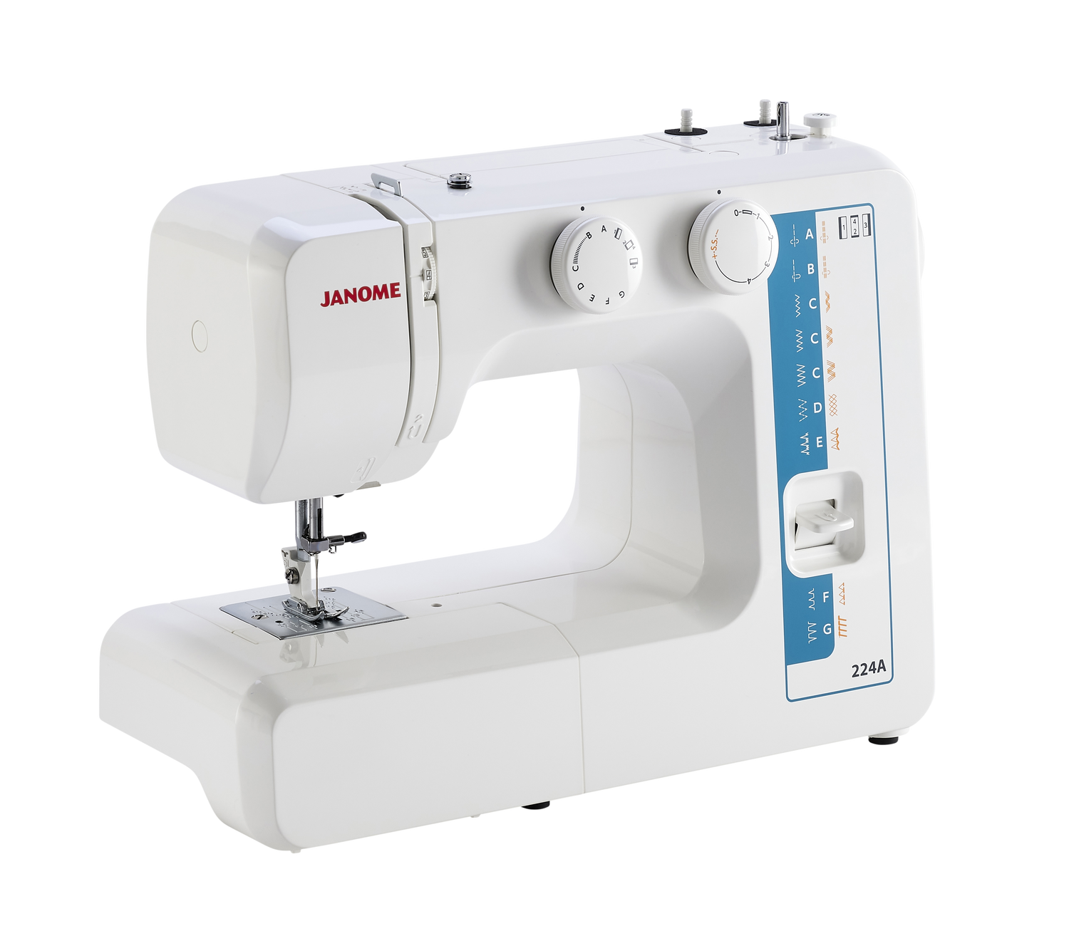 Janome 224-A Beginners Sewing Machine - 14 Stitches – Sewing Machines UK