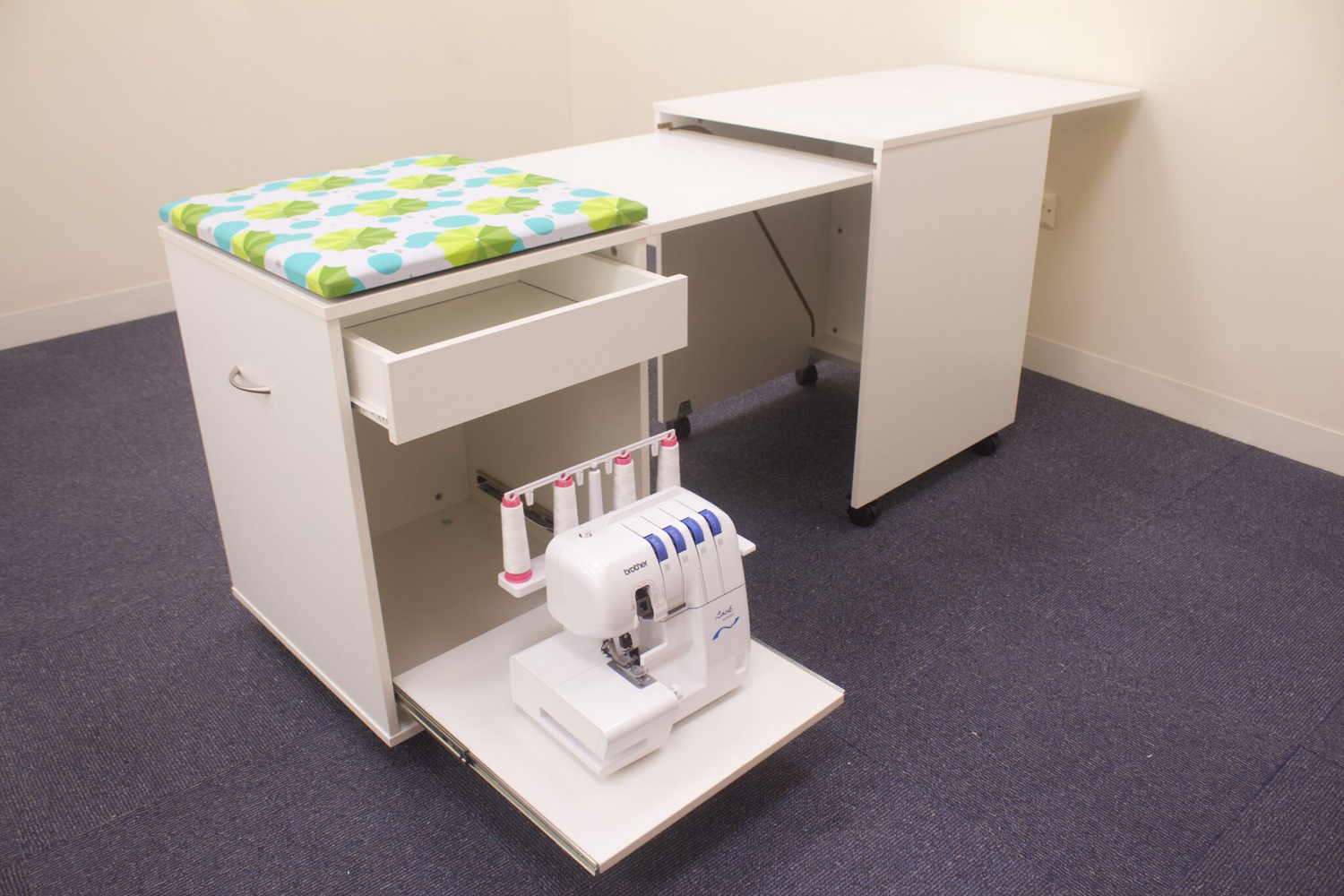 Horn Cabinet - Modular Overlocker Caddy *New Model – Sewing Machines UK