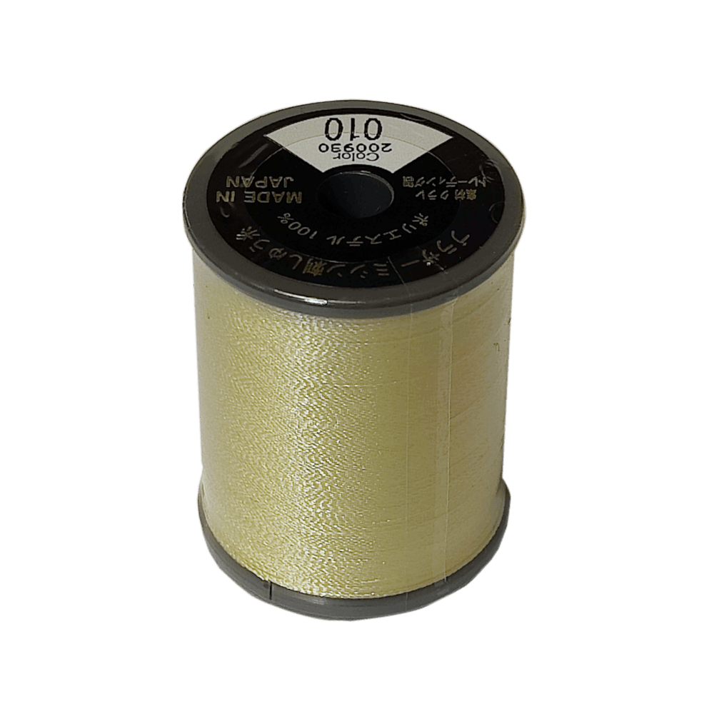Brother Satin Embroidery Thread 300m Col.010 - Cream Brown – Sewing ...