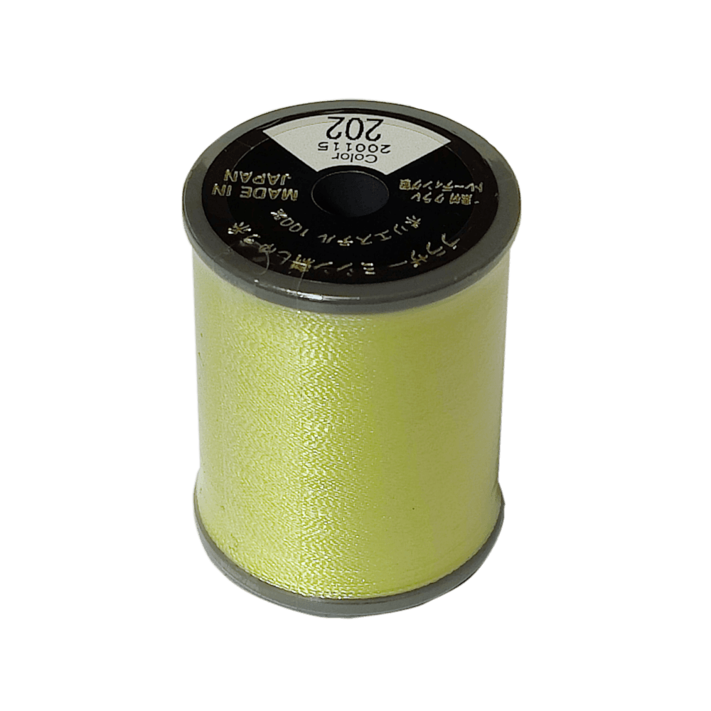Brother Satin Embroidery Thread 300m Col.202 - Lemon – Sewing Machines UK