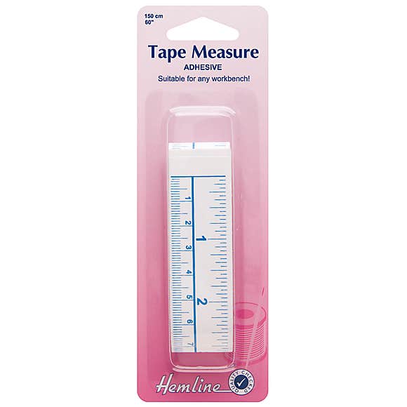 Tape Measure: Adhesive - 150cm - stick on any surface – Sewing Machines UK