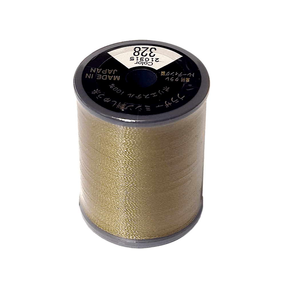 Brother Satin Embroidery Thread 300m Col.328 - Brass – Sewing Machines UK