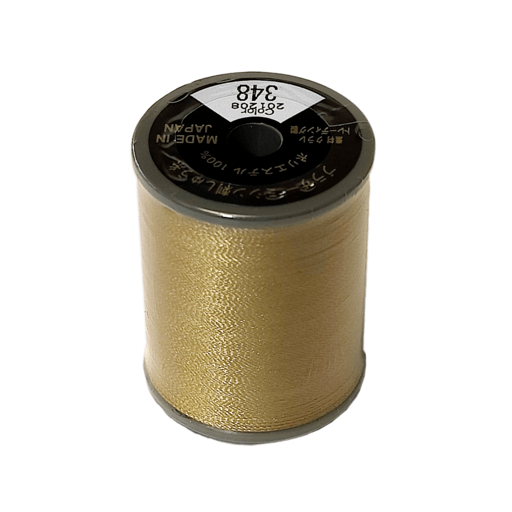 Brother Satin Embroidery Thread 300m Col.348 - Khaki – Sewing Machines UK