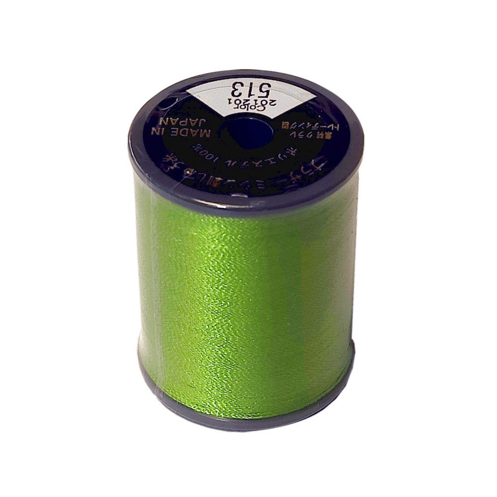 Brother Satin Embroidery Thread 300m Col.513 - Lime Green – Sewing ...