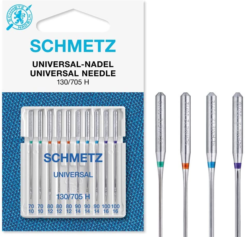 Schmetz Universal Domestic Sewing Machine Needles - 10 Pack – Sewing ...