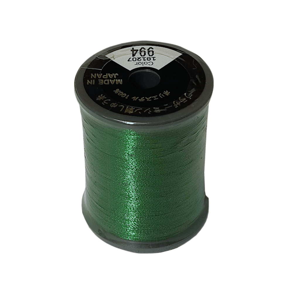 Brother Metallic Embroidery Thread 300m Col.994 - Green – Sewing ...