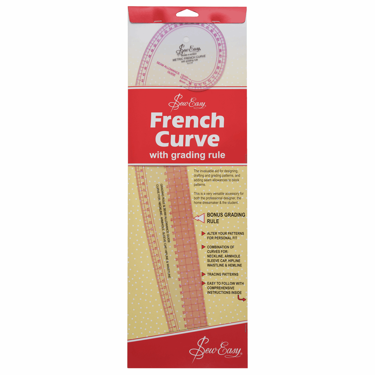 French curve - Metric – Sewing Machines UK