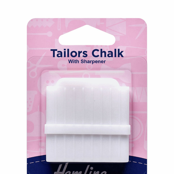 Tailors white chalk with sharpener – Sewing Machines UK